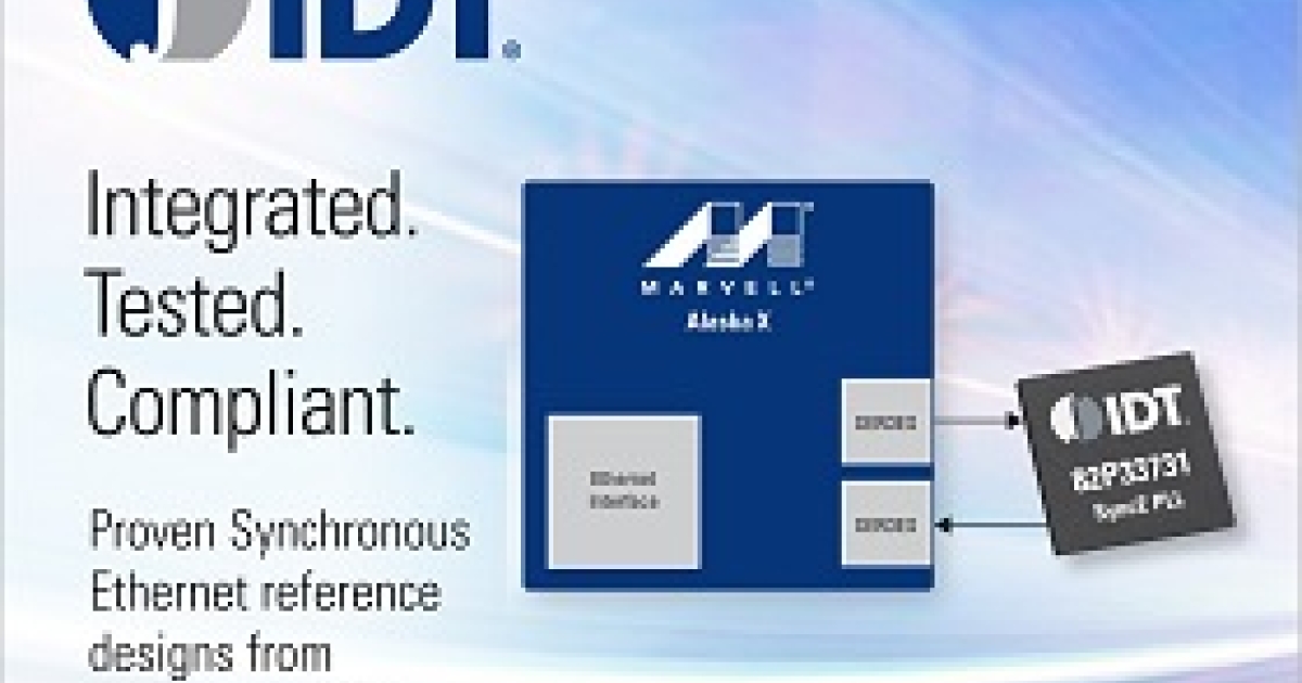 Idt Introduces Synchronous Ethernet Solution For 4g 5g Mobile Networks Using Marvell Phys Renesas